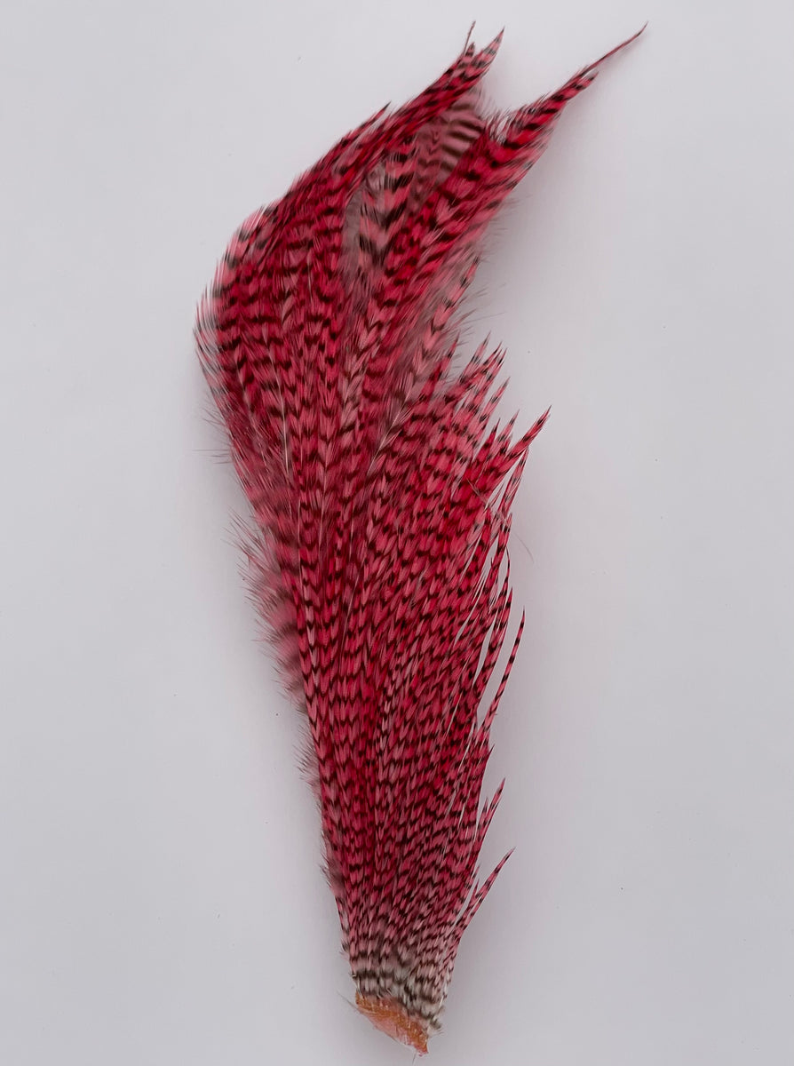 Grizzly Rooster Neck Feathers- 6 Colors Available – Supernaw's Oklahoma ...