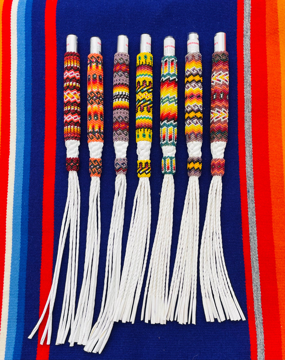 Beaded Fan Handles for Loose Fan Shotgun Style – Supernaw's Oklahoma ...