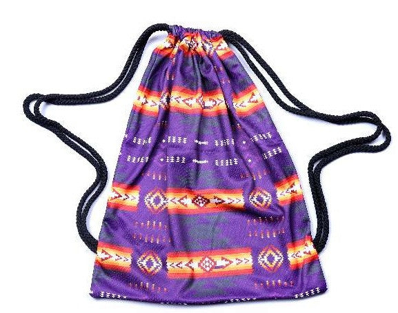 Drawstring Backpack- 4 colors – Supernaw's Oklahoma Indian Supply